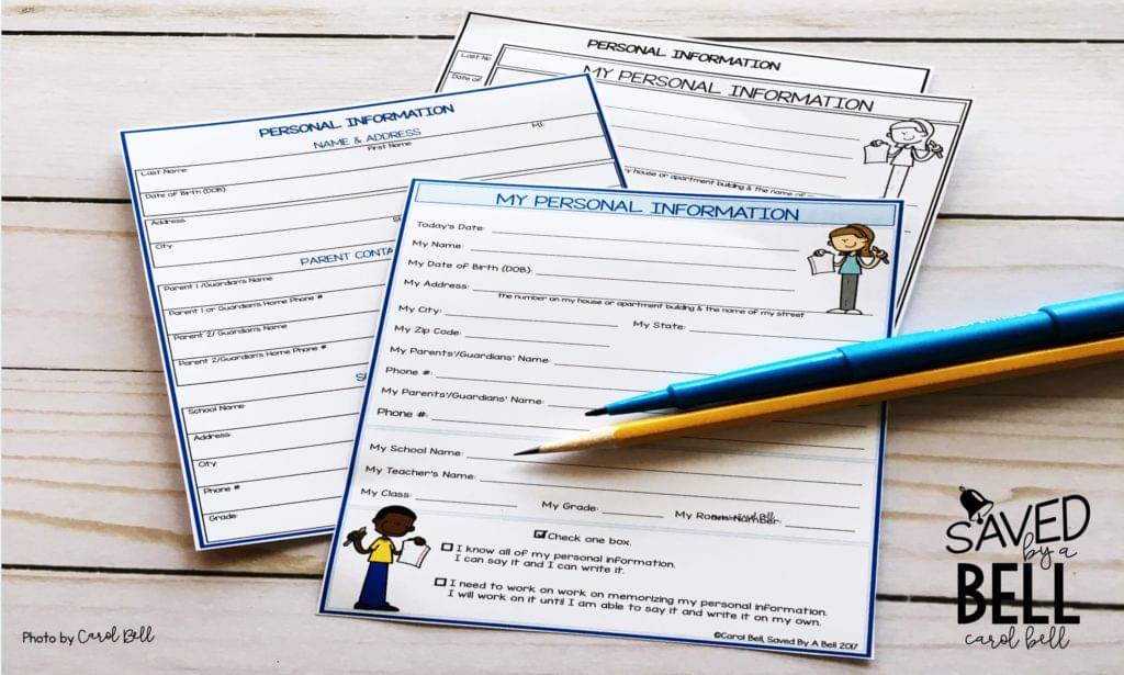 6 BEST WAYS TO TEACH PERSONAL INFORMATION